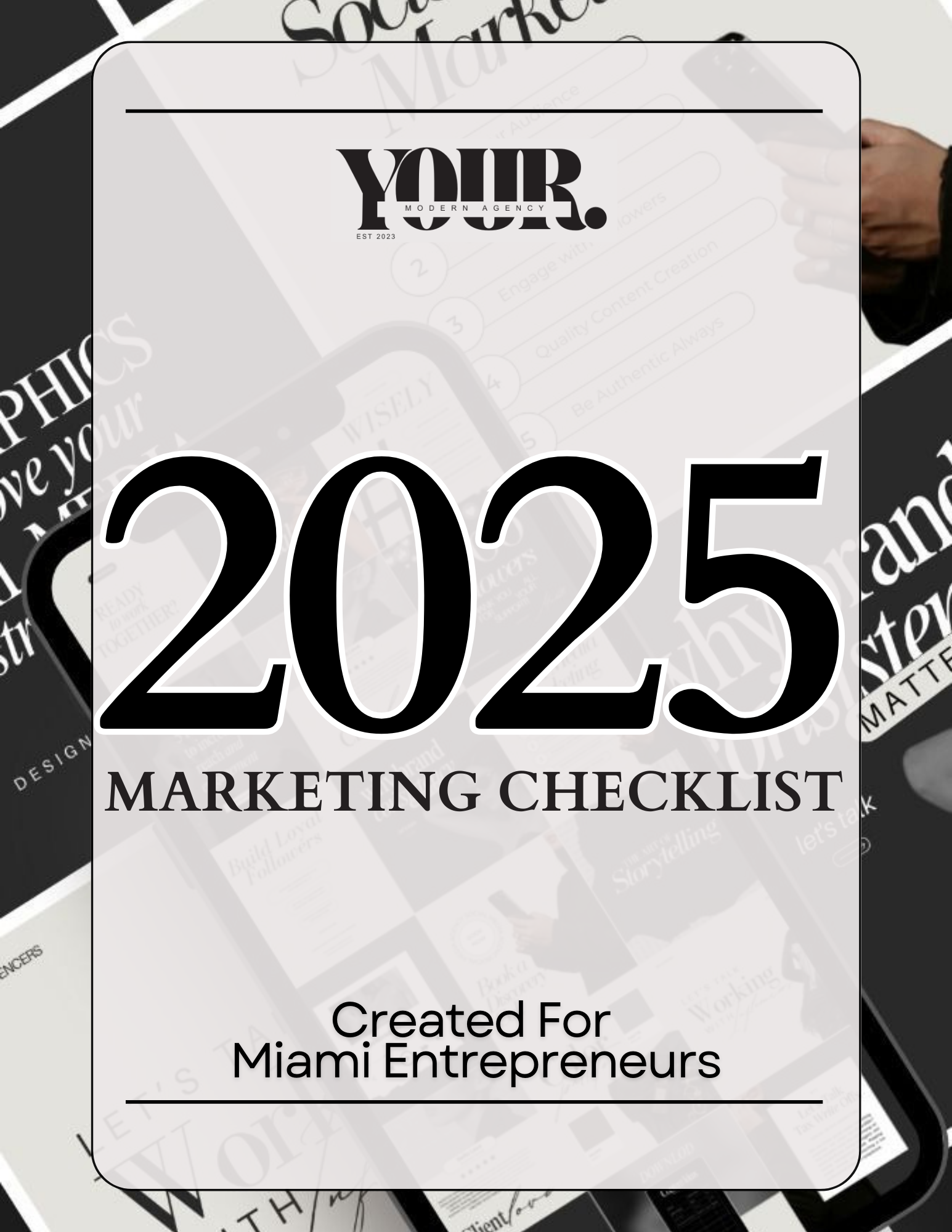 Our 2025 Marketing Checklist – YourModernAgency